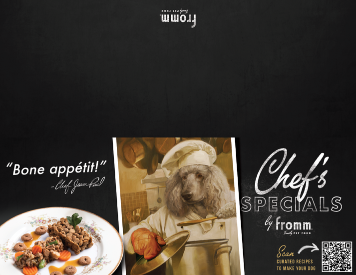 Chef's Special Jean Paul Shelf Talker 11x4.25" – Fromm Family Foods Shop