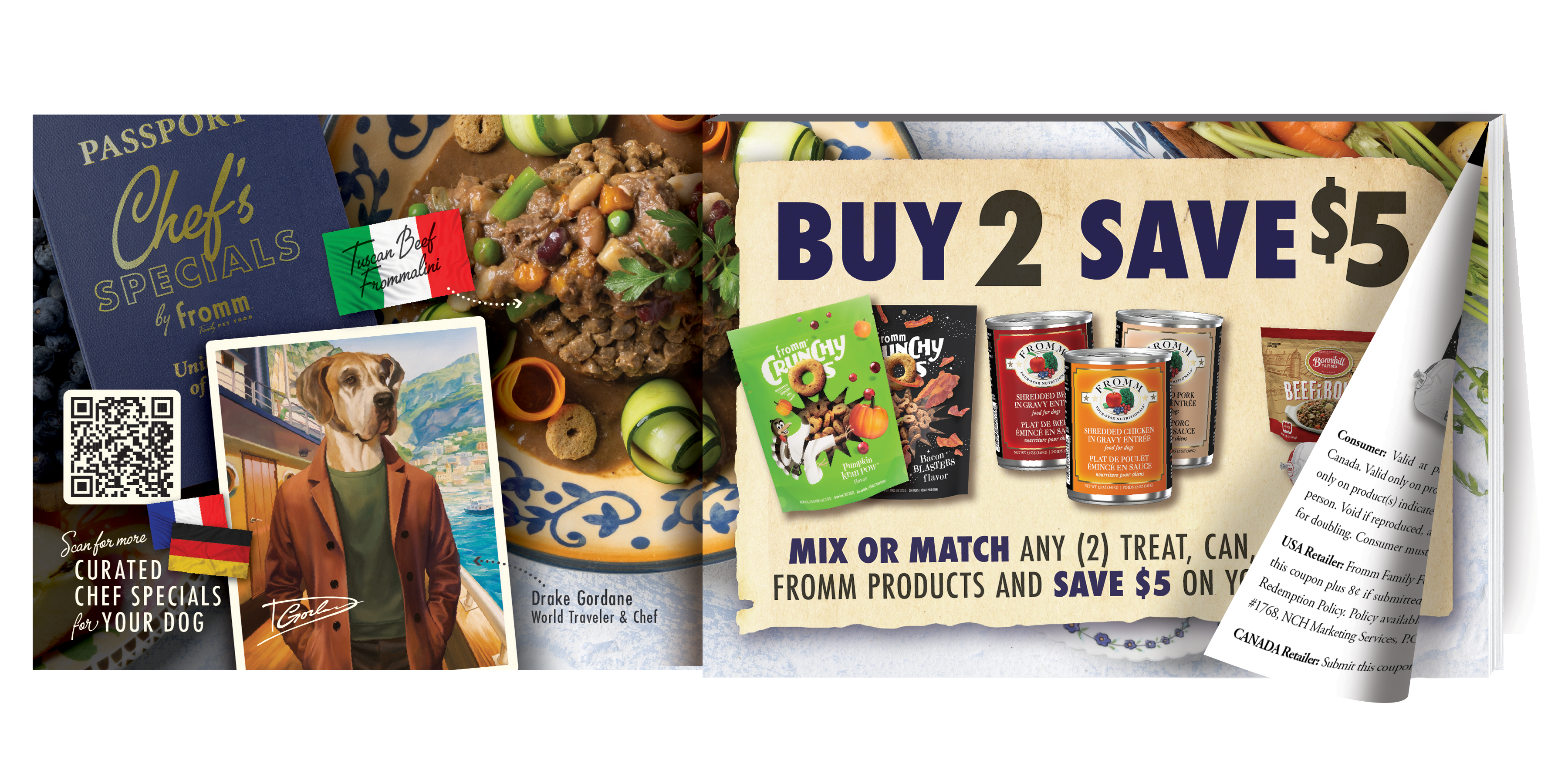Chef's Specials Drake | Coupon Pad Shelf Talker 11x8.5" – Fromm Family ...