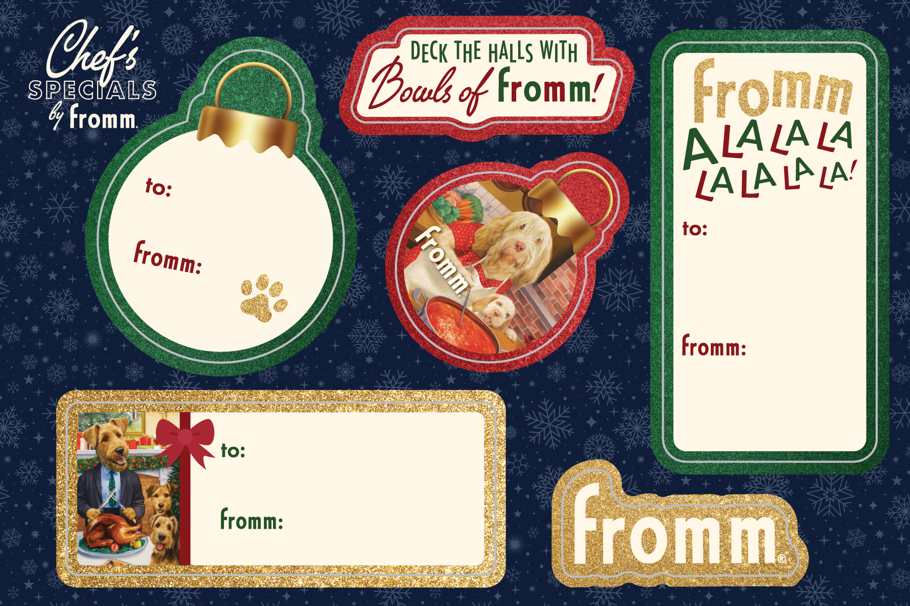 Chef's Specials Waldon | Sticker Sheets – Fromm Family Foods Shop