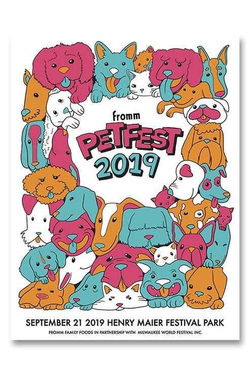 Petfest 2019 Silk Screen Art Print – Fromm Family Foods Shop
